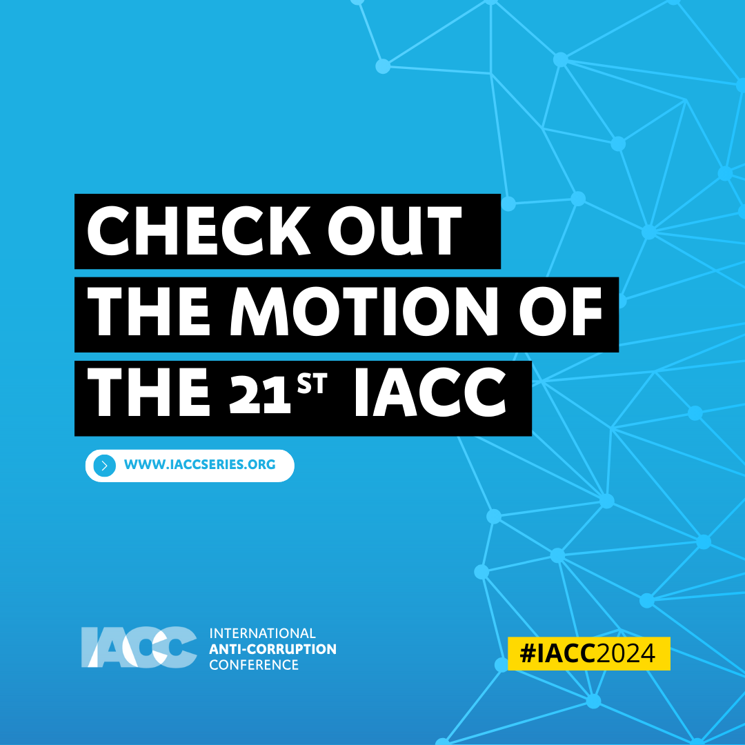 MOTION OF THE 21ST IACC DEFENDING THE DEFENDERS: THE TIME IS NOW. - IACC Series