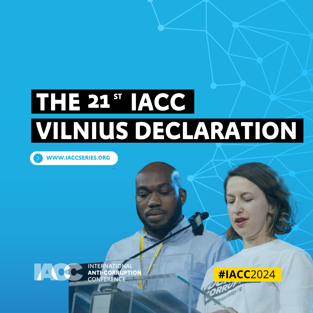 The 21st IACC Vilnius Declaration | Confronting Global Threats: Standing Up for Integrity - IACC ...